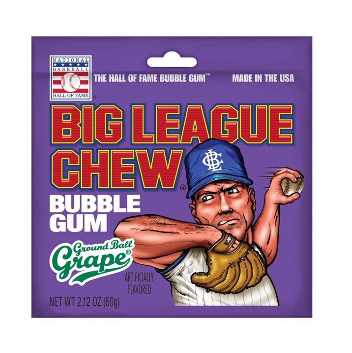 Big League Chew - Ground Ball Grape - 2.12oz Pack – Pack Shack
